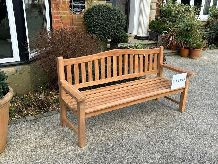 Wimbledon Four Seat Teak Bench Extra Thick – Mr Teak