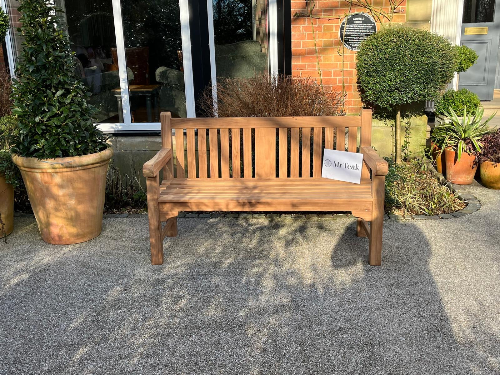 Kingston Three Seat Teak Bench Extra Thick – Mr Teak