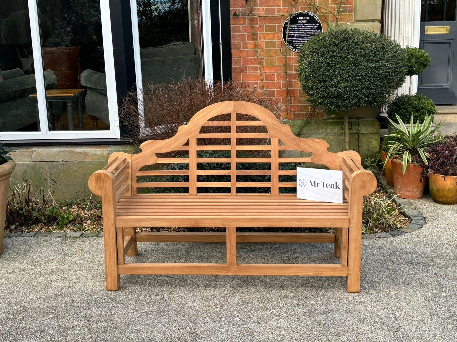 Sissinghurst Lutyens Three Seat Bench Extra Thick – Mr Teak