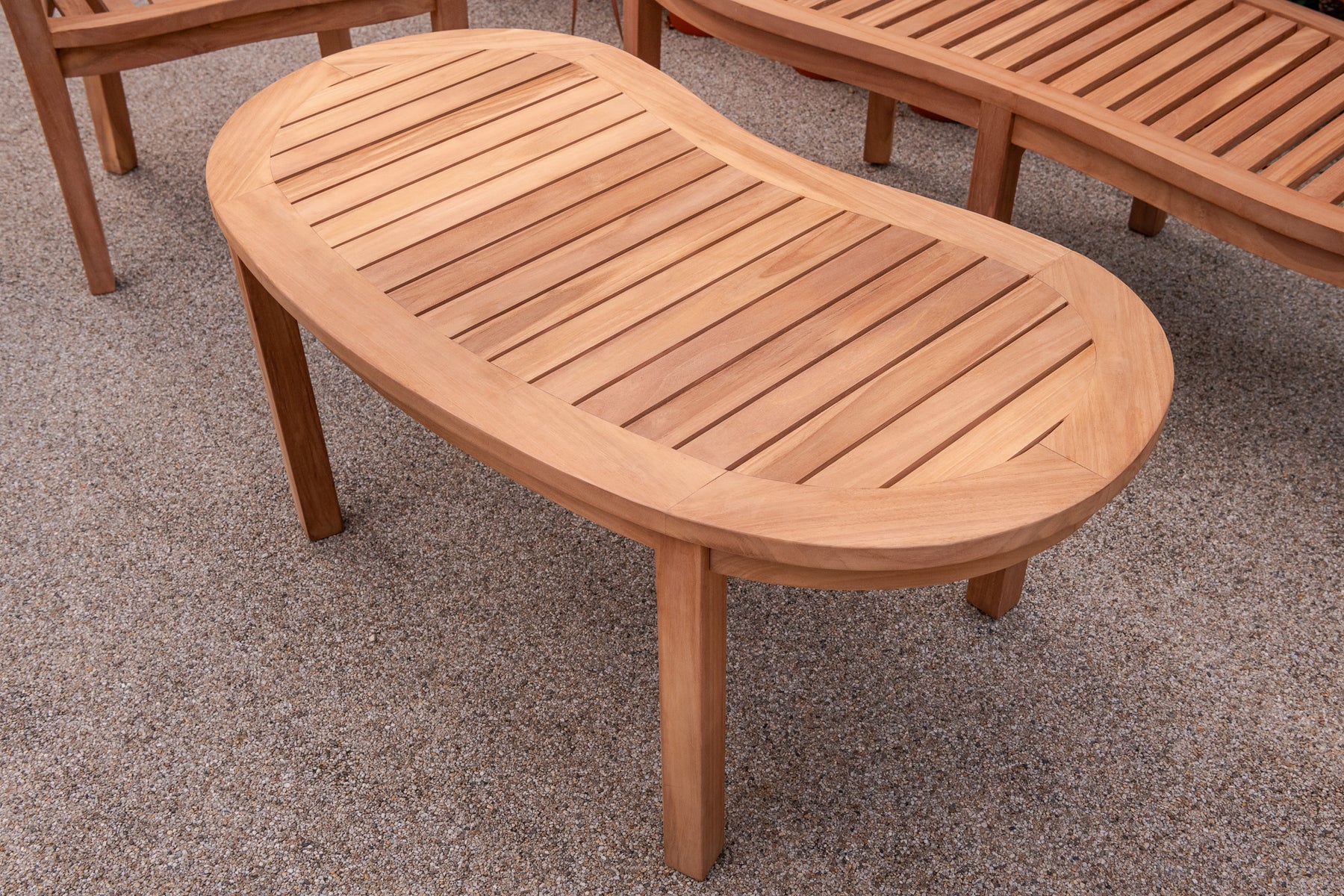 Teak Garden Banana Benches | Outdoor Banana Benches | Mr Teak