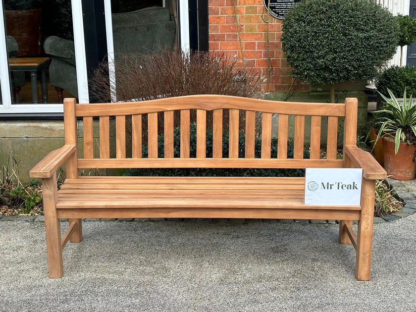 Wimbledon Four Seat Teak Bench Extra Thick – Mr Teak