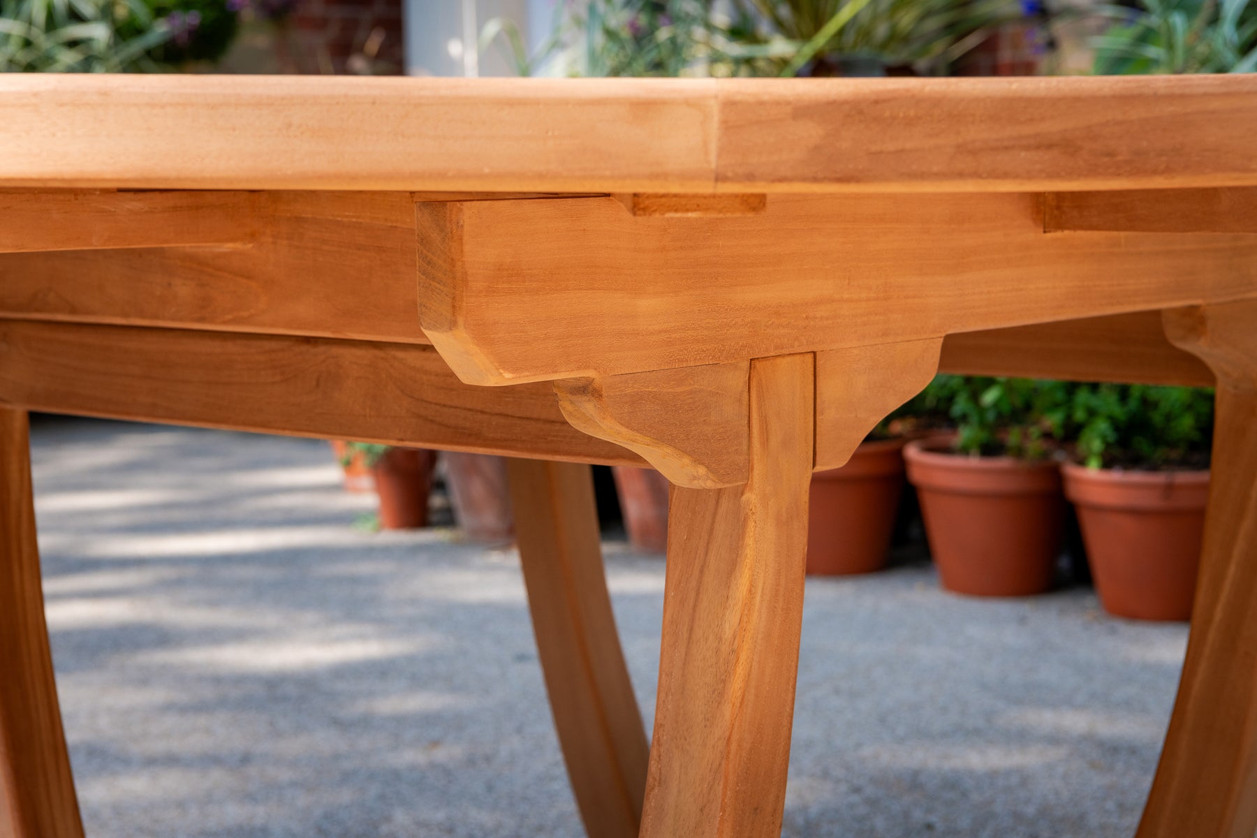 The Ripple Teak Table 150cm – Mr Teak