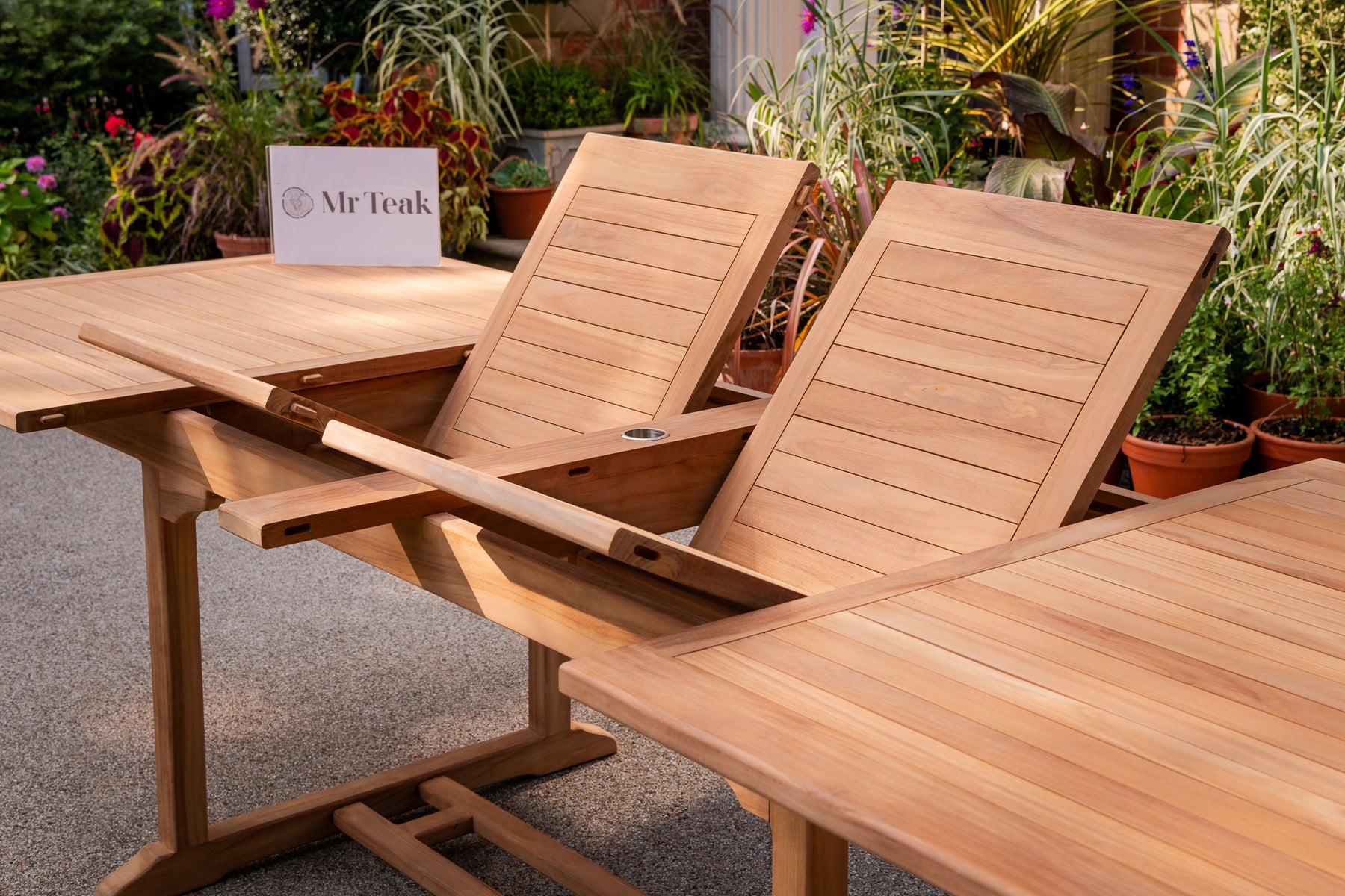The Chartwell Ten Seat Teak Outdoor Garden Table – Mr Teak
