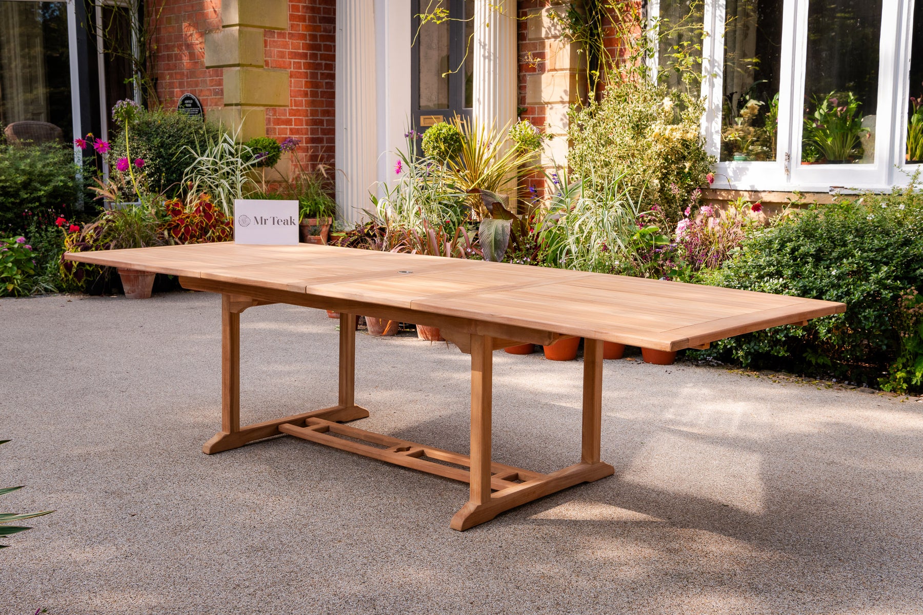 The Chartwell Ten Seat Teak Outdoor Garden Table – Mr Teak