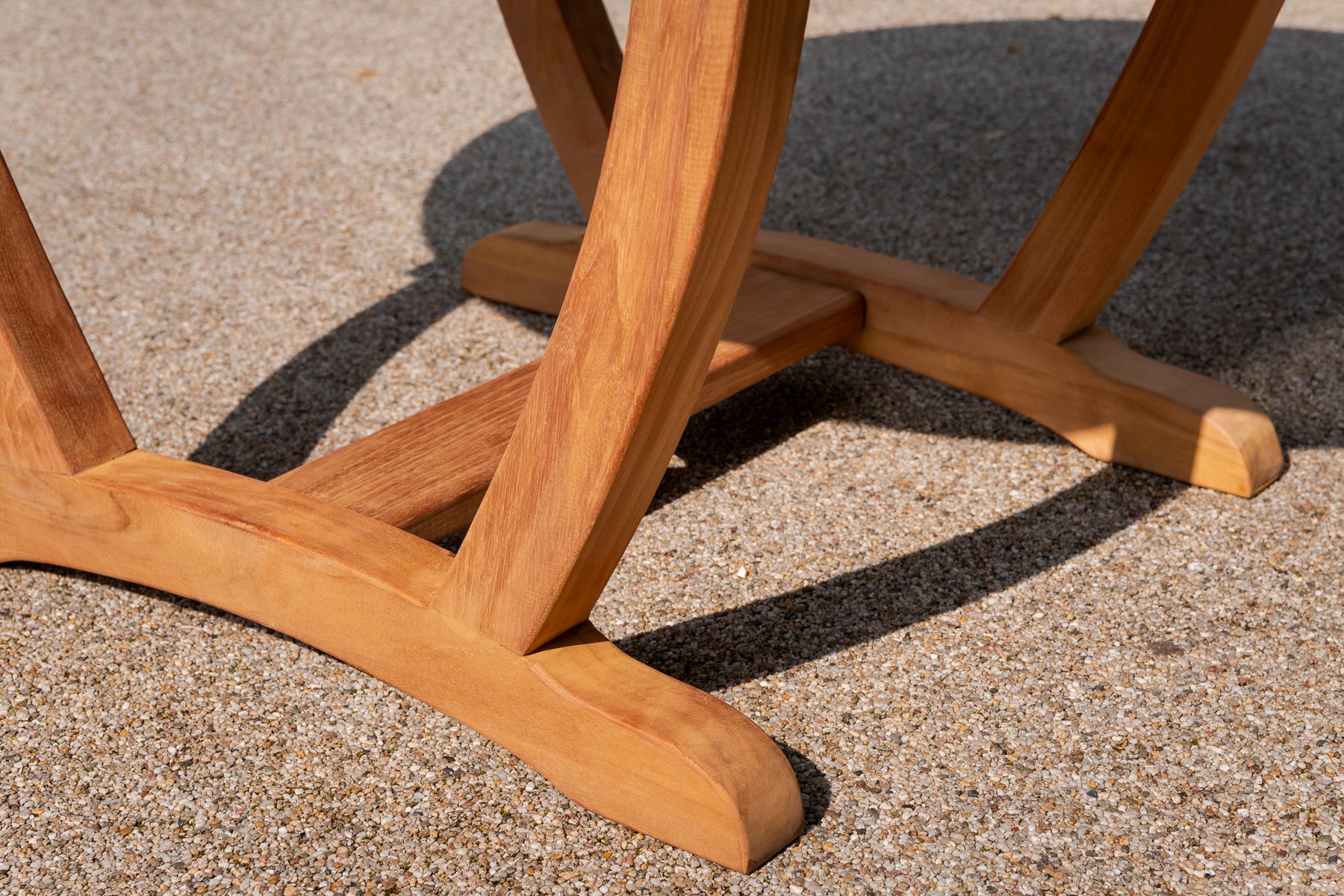 The Ripple Teak Table 120cm – Mr Teak