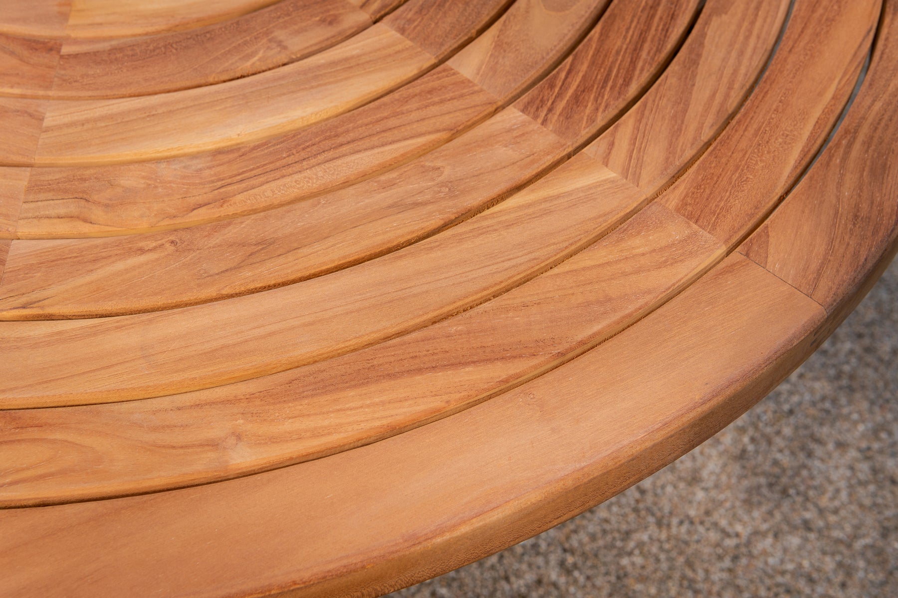 The Ripple Teak Table 120cm – Mr Teak