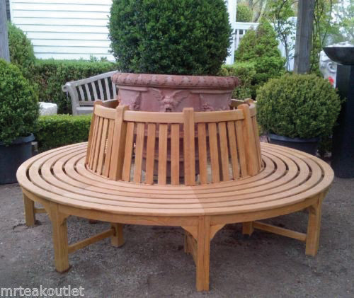 Teak Garden Tree Benches | Outdoor Tree Benches | Mr Teak