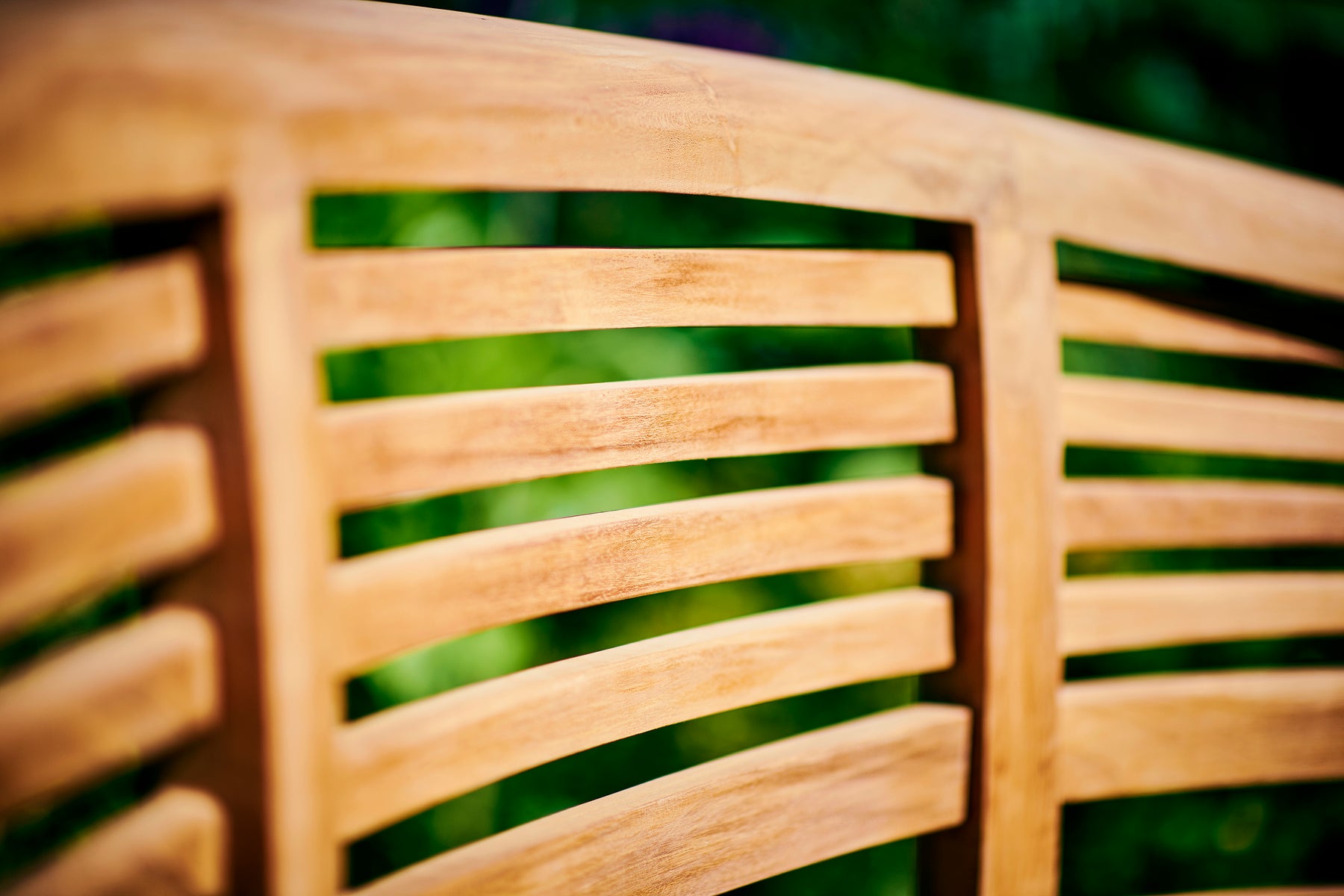 Longleat Banana Three Seat Wave Teak Bench Extra Thick – Mr Teak