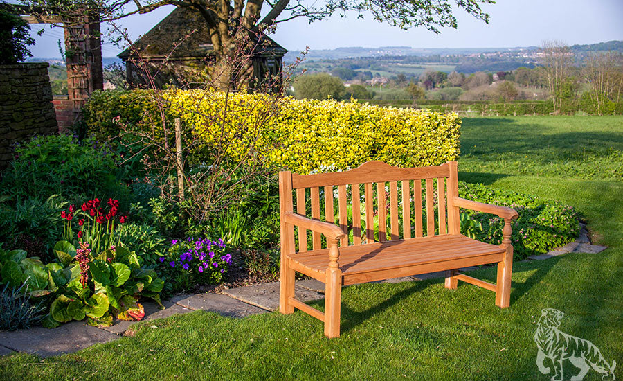 Levens Three Seat Teak Memorial Bench – Mr Teak