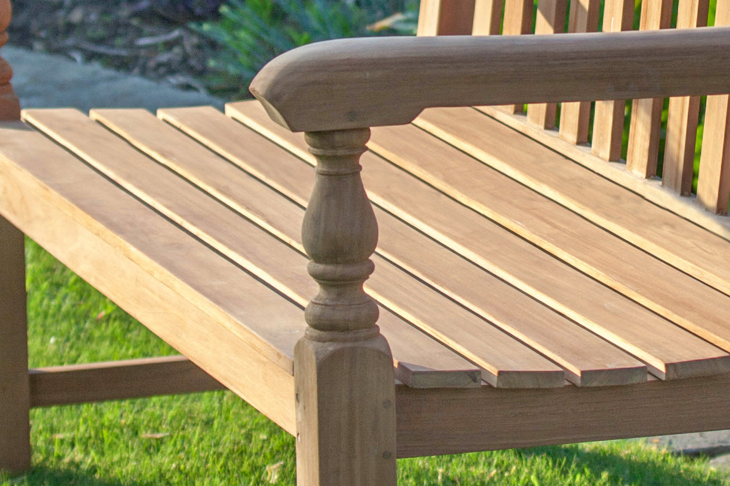 Levens Three Seat Teak Memorial Bench – Mr Teak